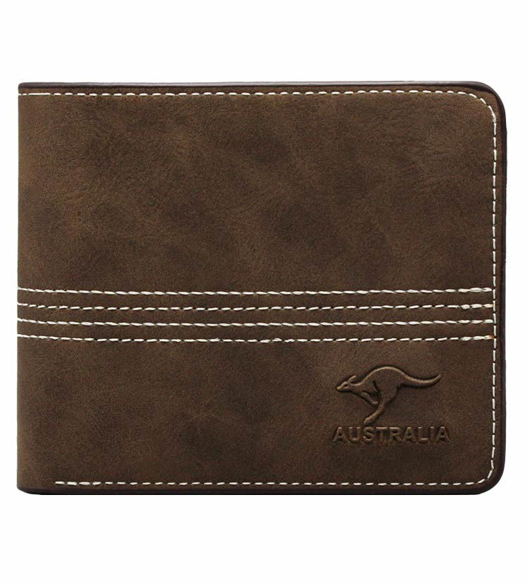 Gifts & Office on Charlotte. BROWN 4 THREDLINE WALLET